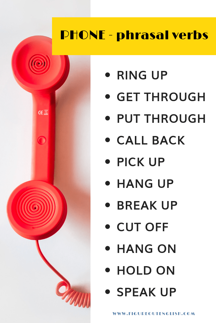 Telephone Phrasal Verbs | Figure Out English