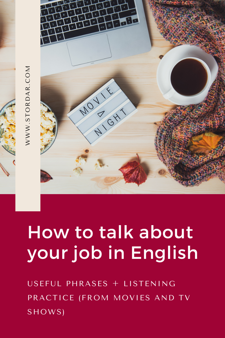 How to talk about your job in English - Blog
